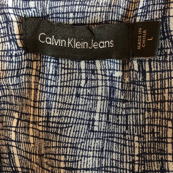 Calvin Klein | Tops | Calvin Klein Print Block Tank | Poshmark